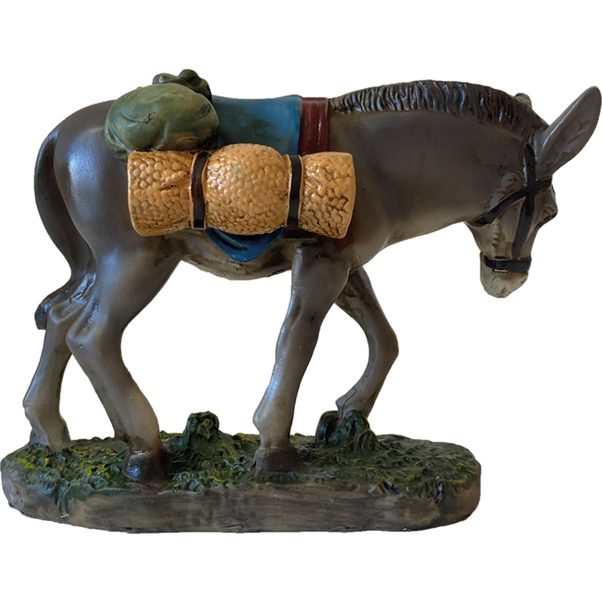 Esel mit Gepäck, Höhe 5,6cm